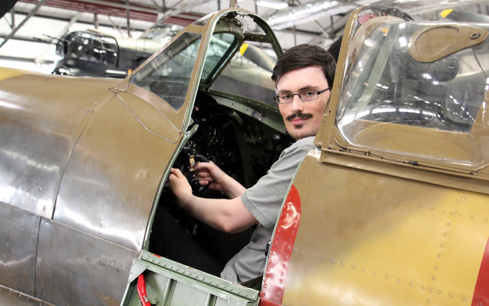 Spitfire cockpit experience winner | RAF Memorial Flight Club