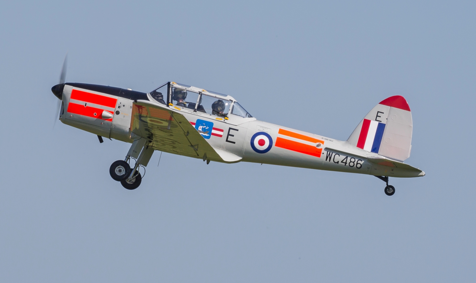 Air Cadets fly in BBMF Chipmunks | RAF Memorial Flight Club